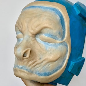 Vampire/bat Face Prosthetic, Encapsulated Silicone Prosthetic - Etsy