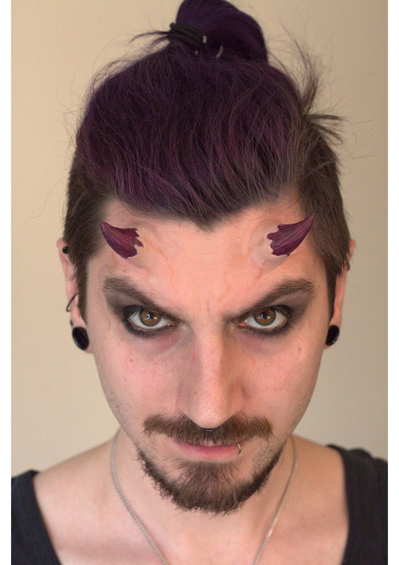 Devil Horns Demon Prosthetic SFX Makeup Silicone Appliance - Etsy Canada Devil Horns Demon Prosthetic SFX Makeup Silicone Appliance - Etsy Canada