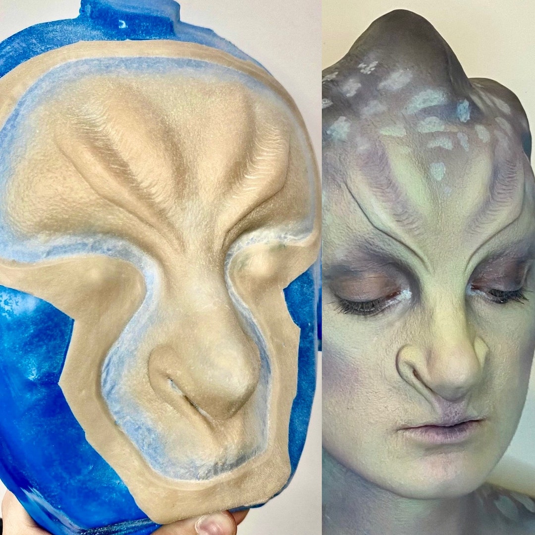 Alien Sci-fi Prosthetic, Encapsulated Silicone Prostehtic - Etsy
