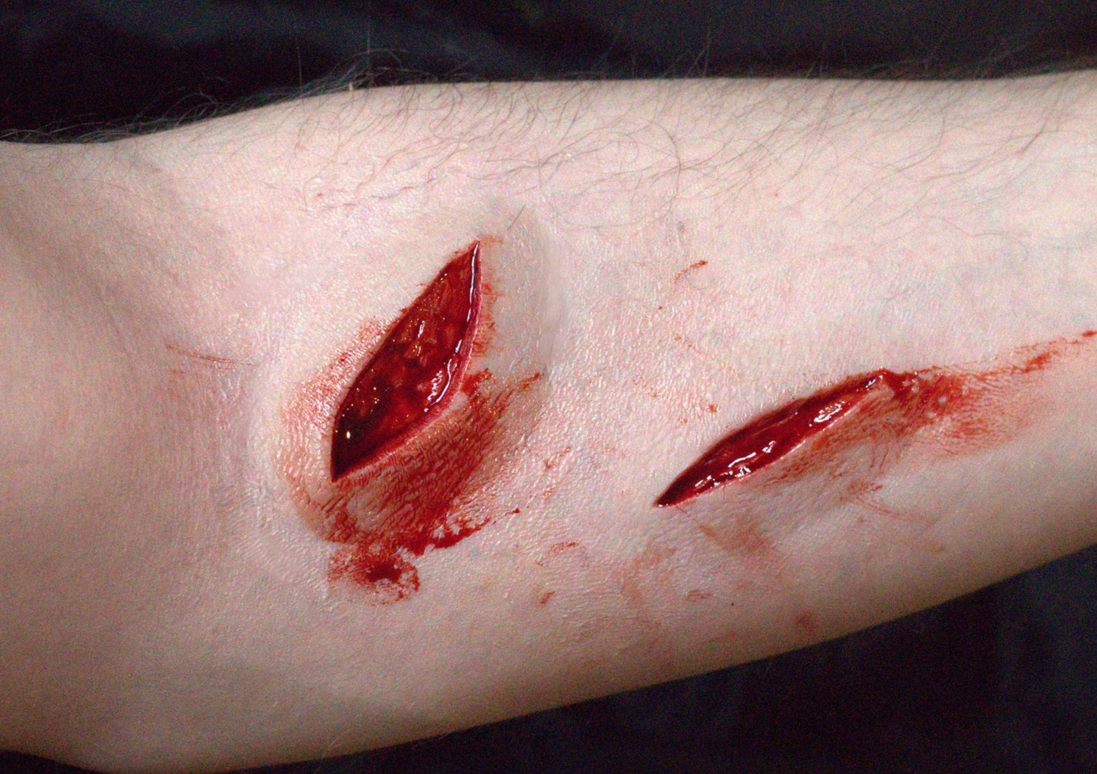 Open Cut Wound, Gore, Injury, SFX Makeup, Silicone Appliance, Halloween ...