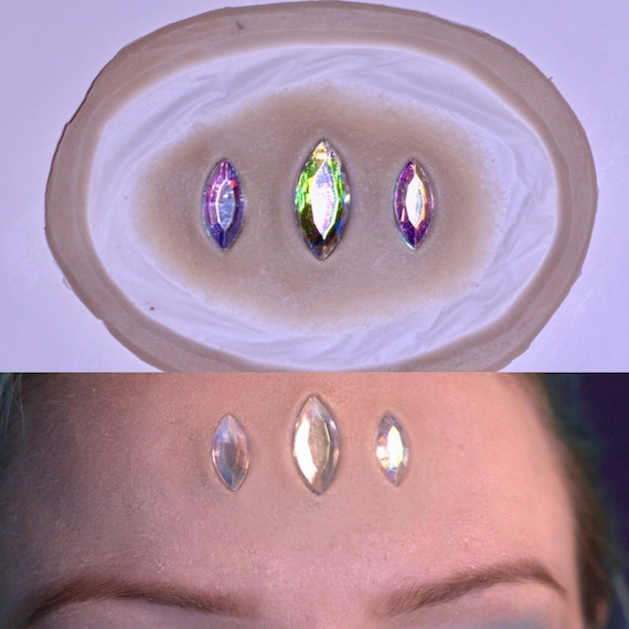 Crystal Rhinestone Silicone Prosthetic SFX Makeup Halloween | Etsy