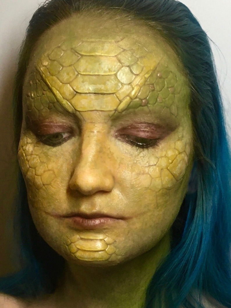 Snake Prosthetics Set, SFX Makeup, Silicone Appliance, Halloween ...