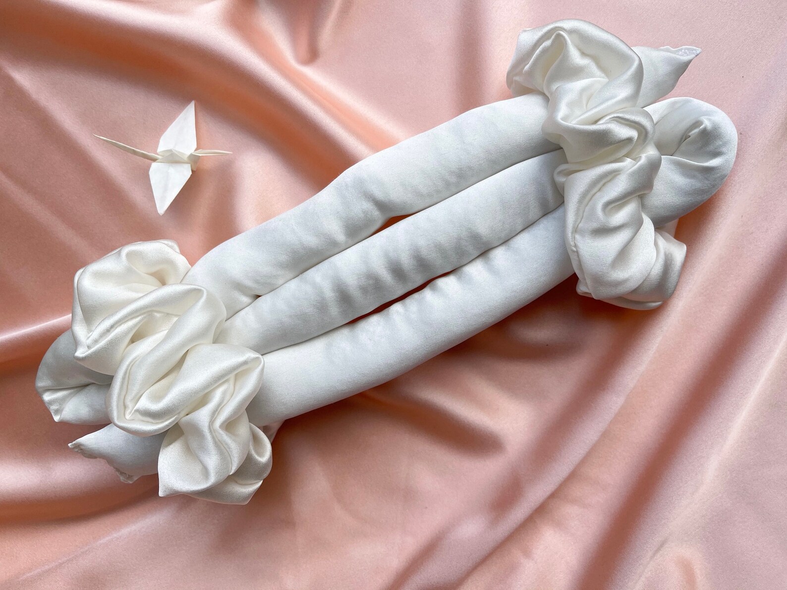 Heatless Hair Curling Ribbon Silky Satin Heatless Curler Set Etsy