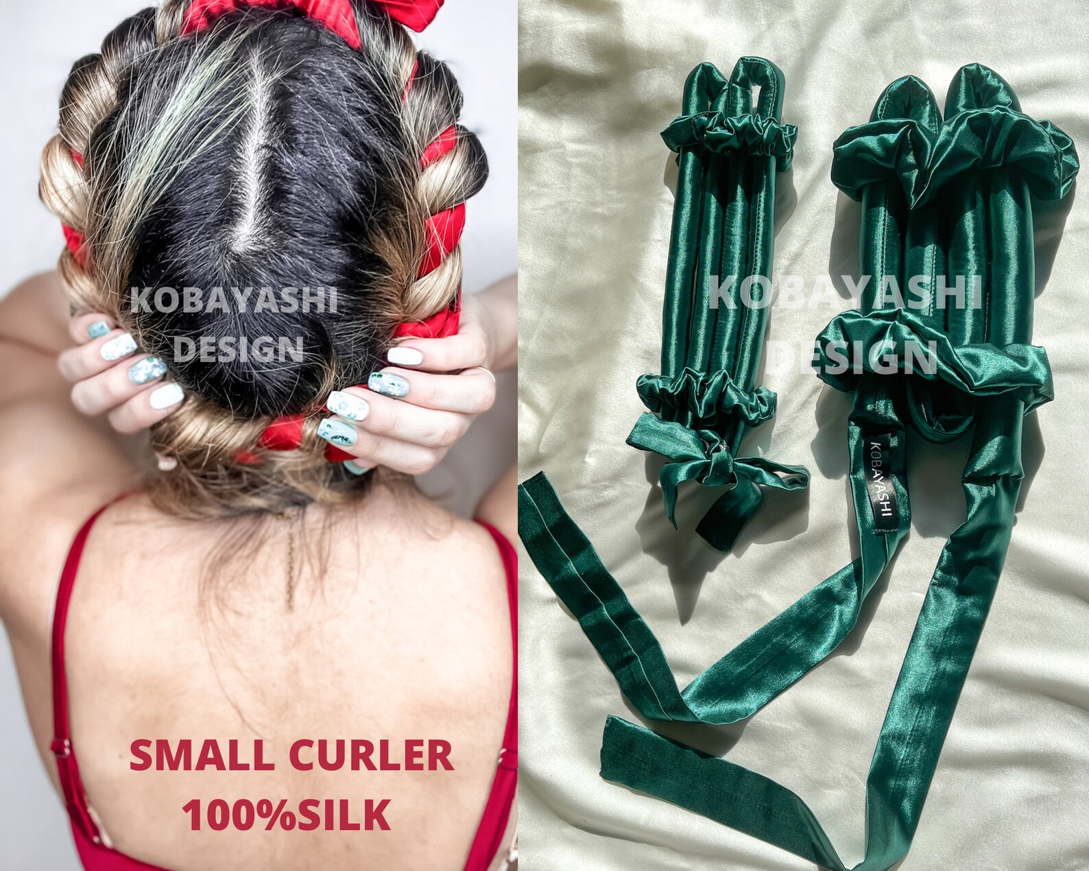 Kids Silk Heatless Hair Curler, Large and Small Heatless Curler, Best ...