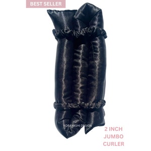 EXTRA Large Heatless Curler, Big Jumbo Overnight 2,5 Inch Wide Curls ...