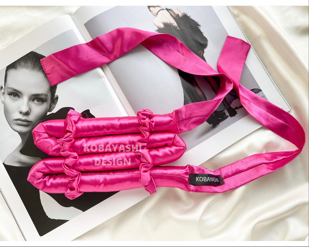 Heatless Curler No Heat Hair Curling Ribbon Silk Satin Curler Ribbon