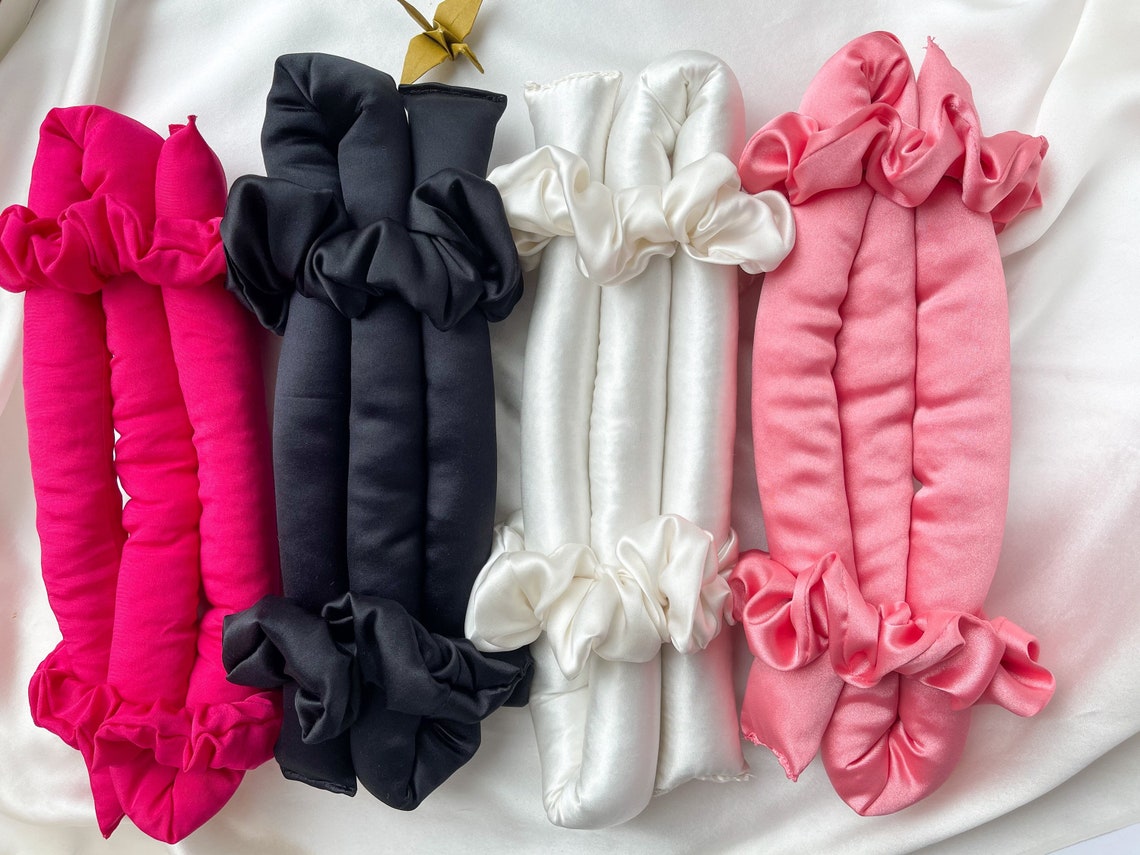 Heatless Curl Hair Curling Ribbon Silky Satin Heatless Curler Etsy