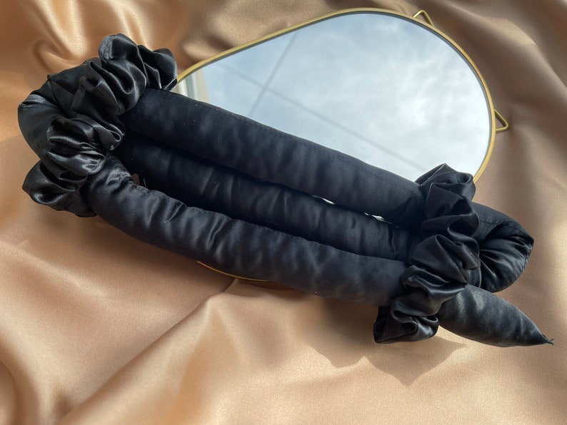 Heatless Hair Curling Ribbon Silky Satin Heatless Curler Set Etsy