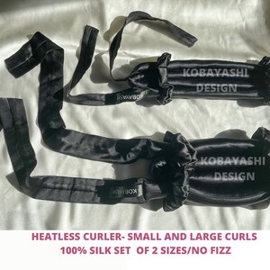 Kids Silk Heatless Hair Curler, Large and Small Heatless Curler, Best ...
