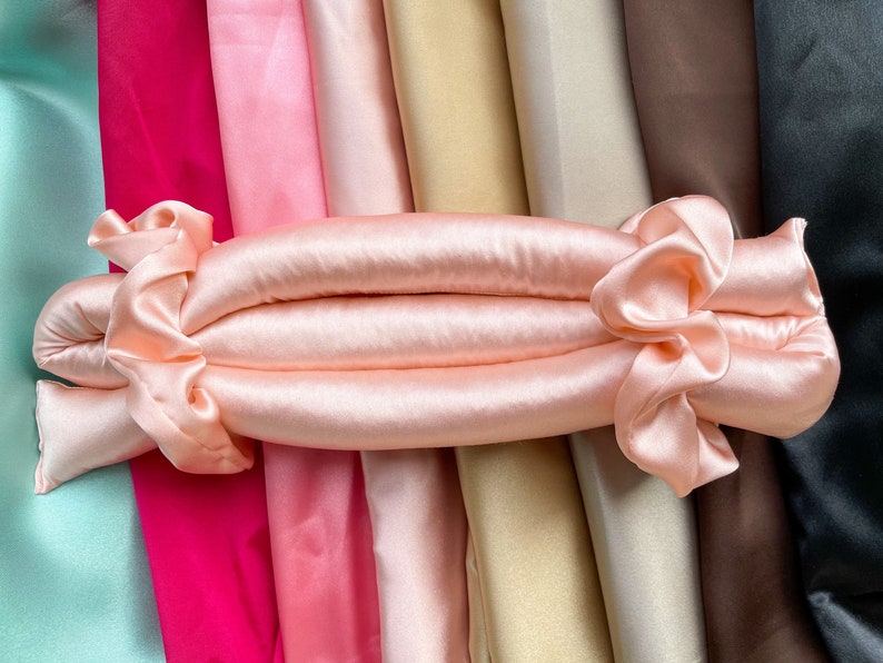 Heatless Hair Curling Ribbon Silky Satin Heatless Curler Set Etsy