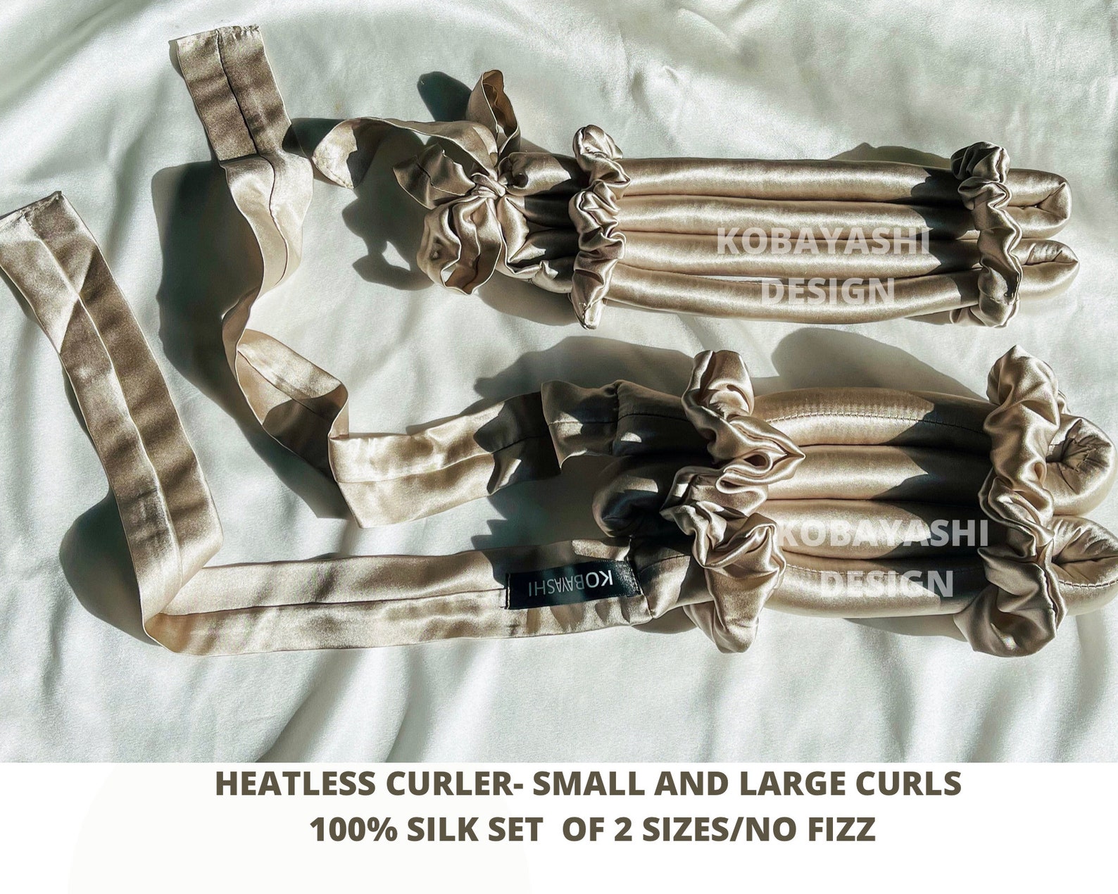 Kids Silk Heatless Hair Curler, Large and Small Heatless Curler, Best ...
