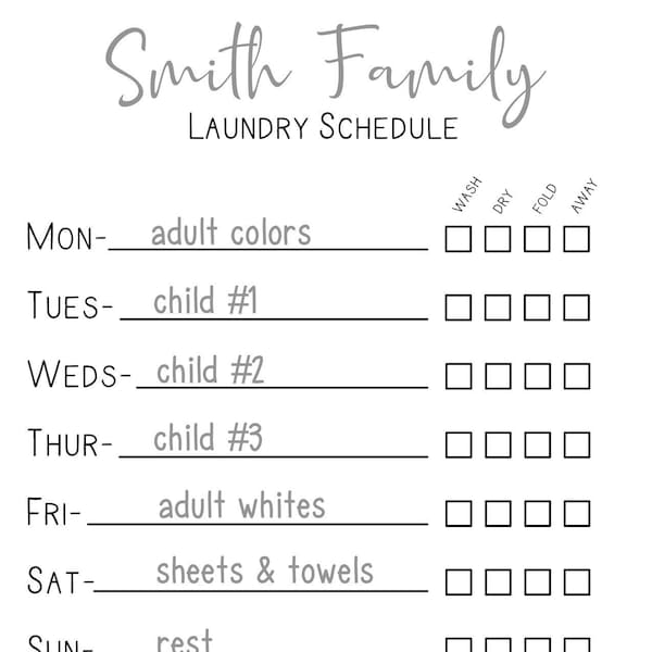 Laundry Organization - Etsy