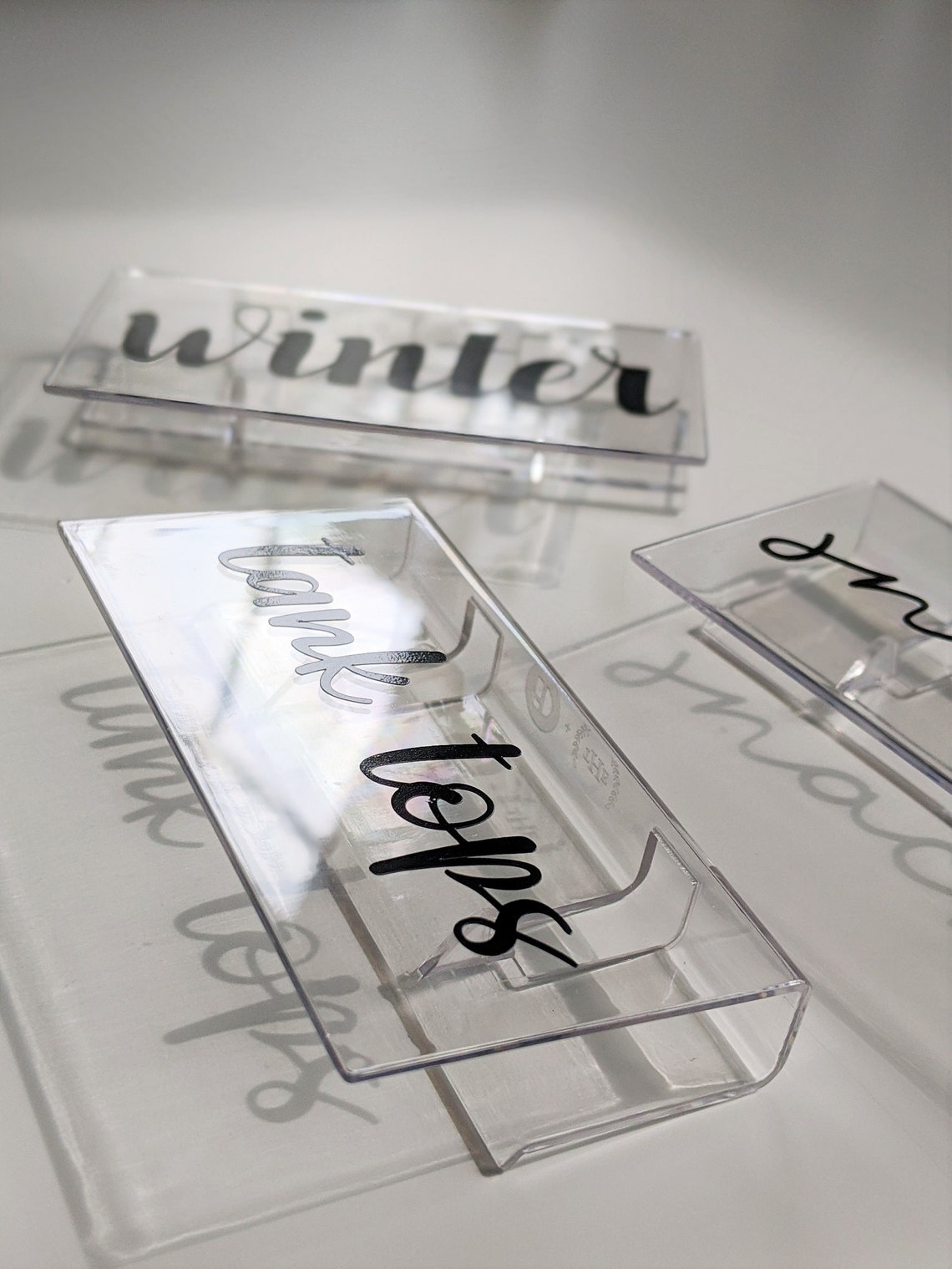 Vinyl Label for the Home Edit & Idesign Bin Clips the - Etsy
