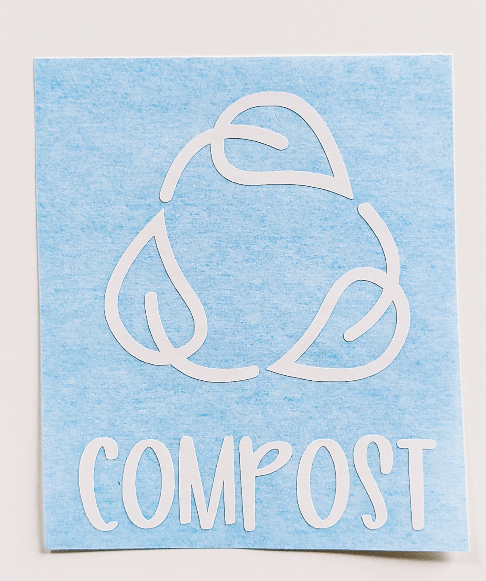 Compost Decal Sticker Trash Decal Sticker Recycling Decal | Etsy