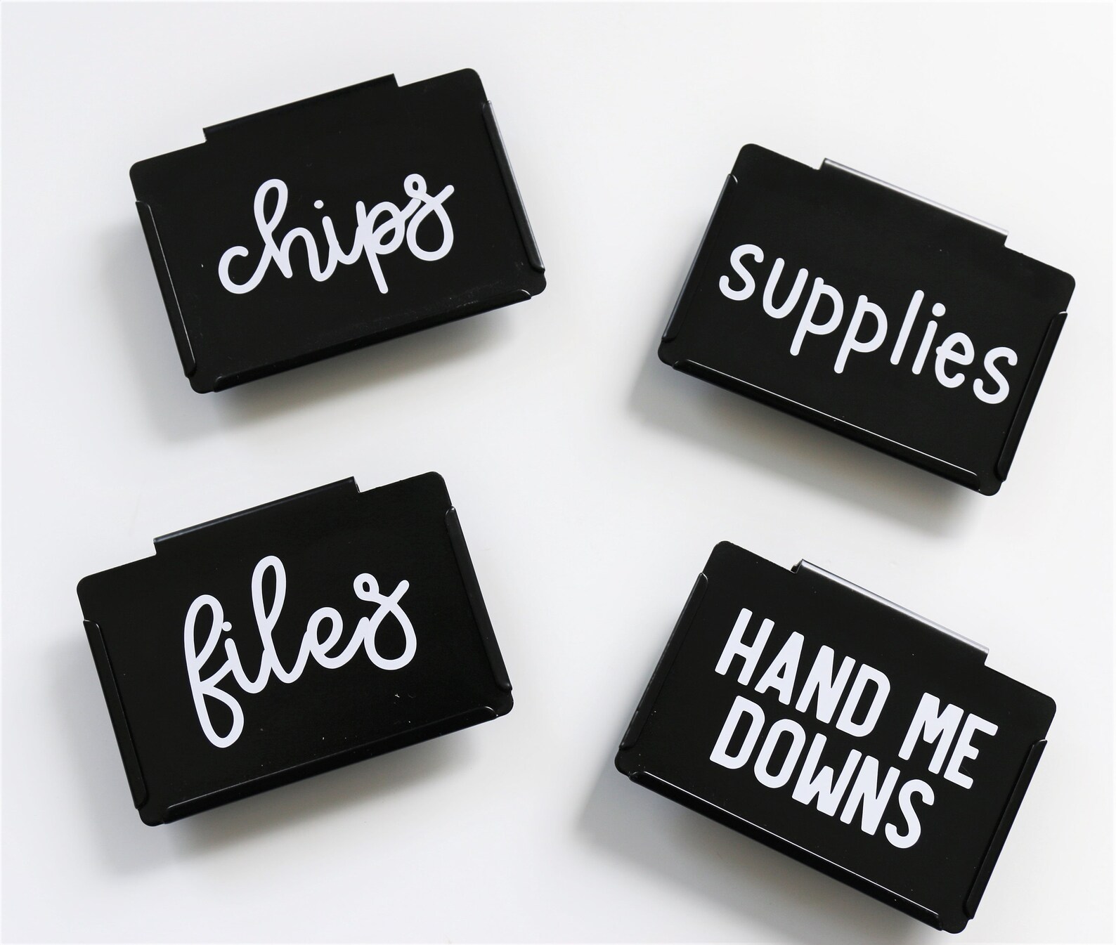 Vinyl Label for the Container Store Bin Clip Labels, Custom - Etsy