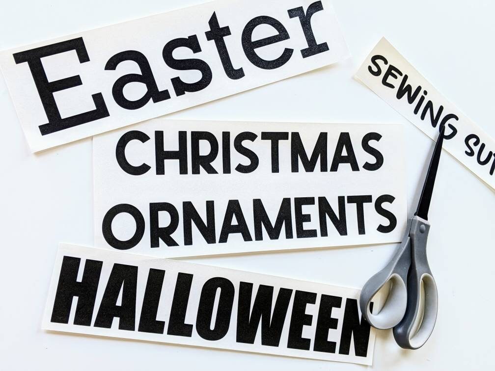 Big Storage Bin Decal Large Custom Vinyl Labels up to | Etsy