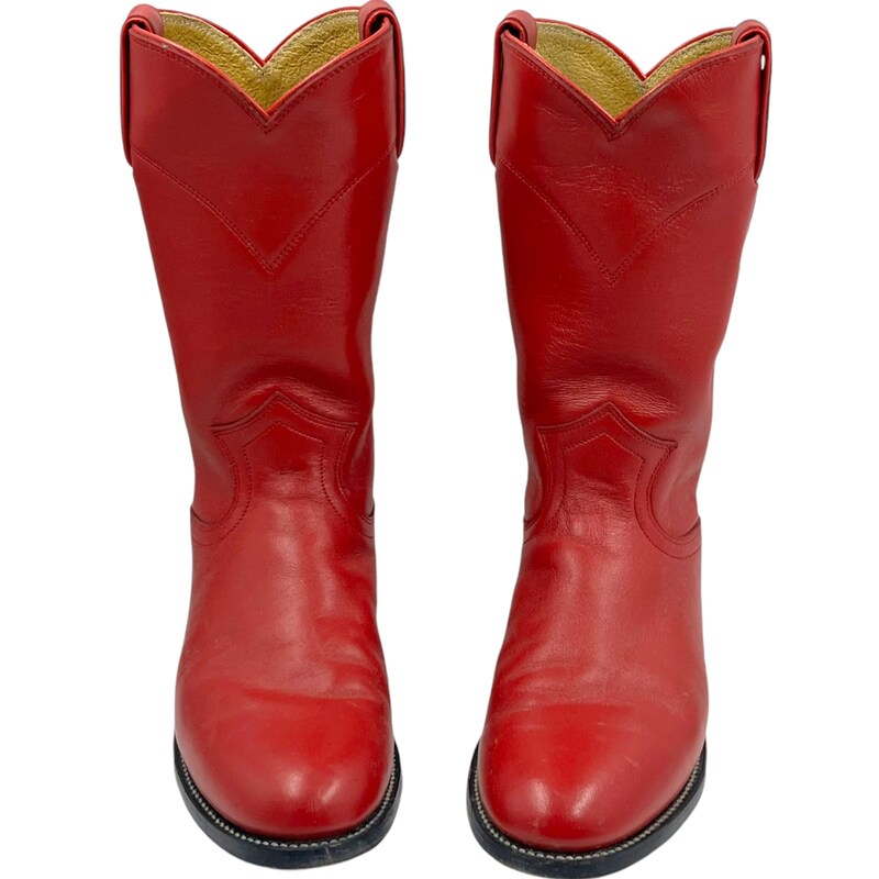 Red Cowboy Boots - Etsy