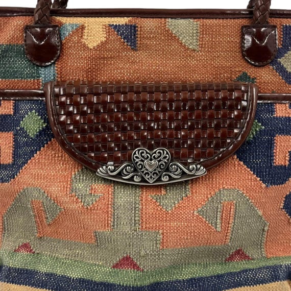 Vintage Laura Gayle Kilim Purse 1980s 1990s Boho Wes… - Gem