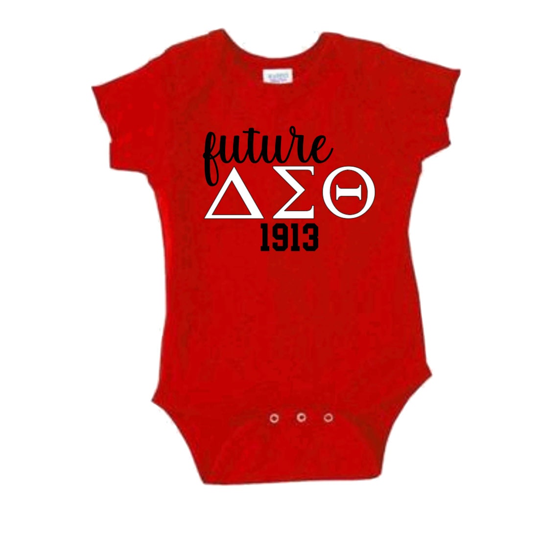 Future Delta Sorority Baby Onesie, Delta Sigma Theta Baby, Sorority ...