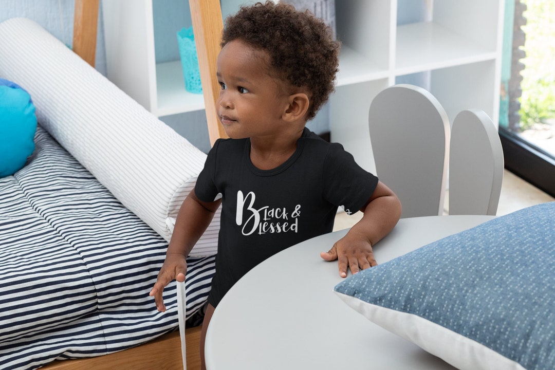 Black & Blessed Onesie, Blessed Baby Onesie, African American Culture ...