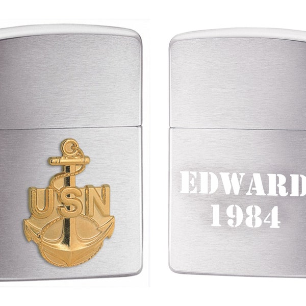 Navy Lighter - Etsy
