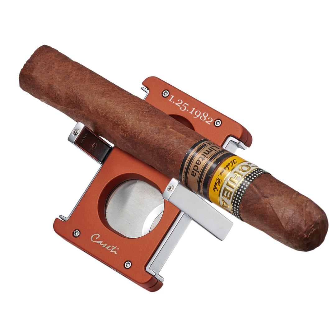Personalized Caseti Trident X 3 in 1 Cigar Cutter With Fold Out Cigar ...