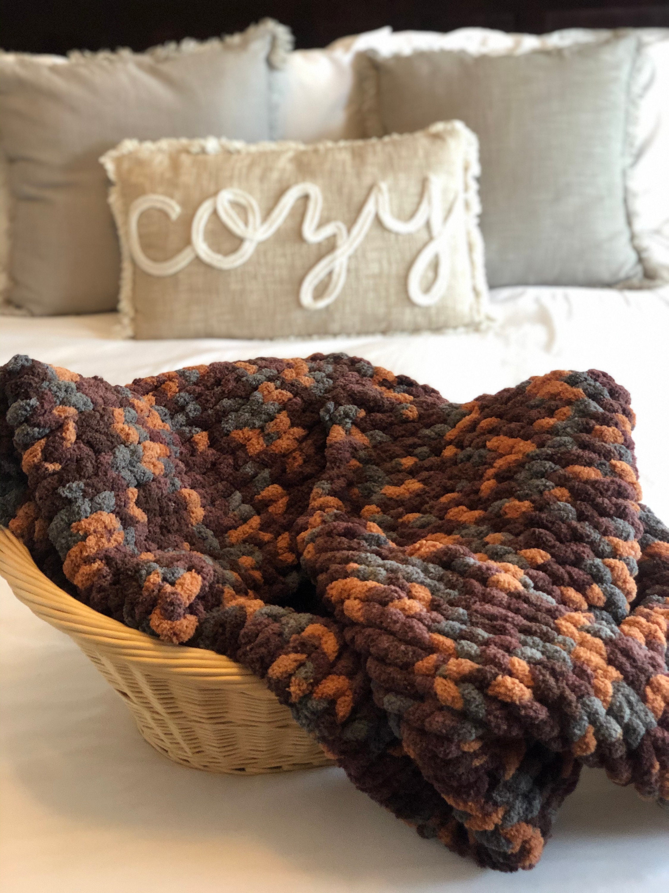 CABIN COZY THROW, Chenille Soft Chunky Blanket, Best Blankets - Etsy