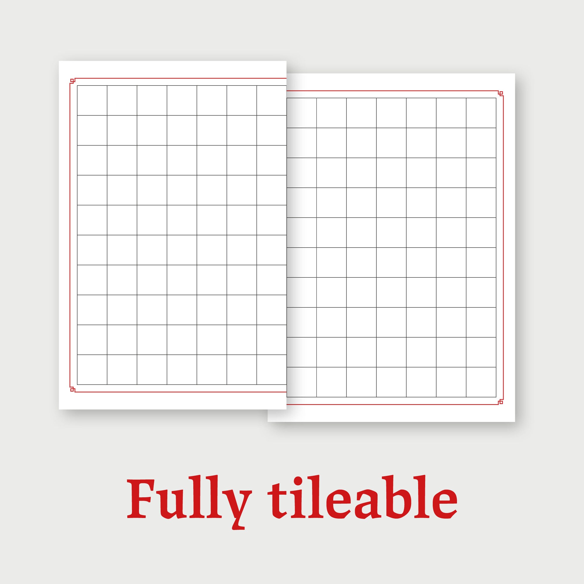 DIY 1-inch Square Printable Battle Map A4 - Etsy