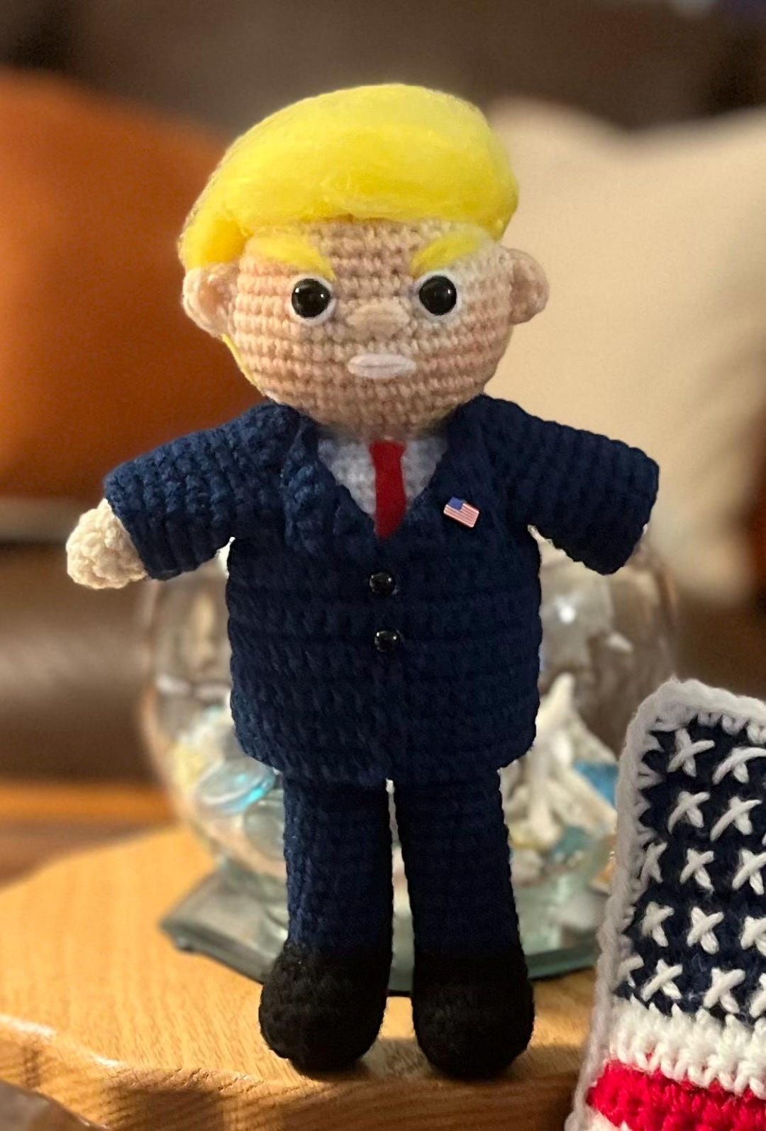 Original Handmade/designed & Crocheted President Donald Trump, Trump ...