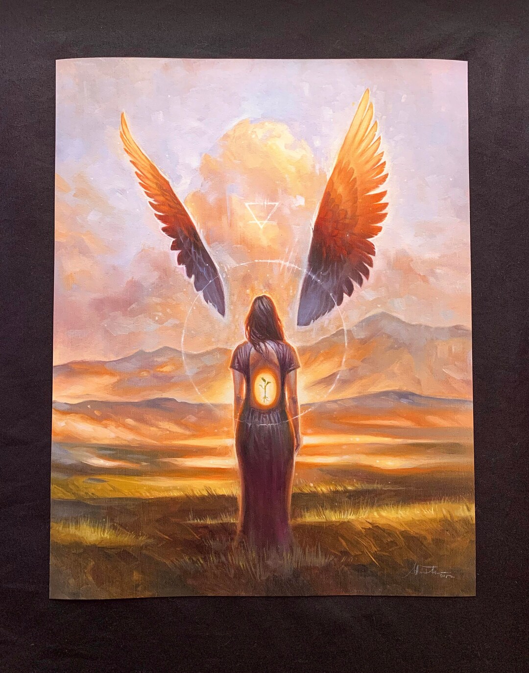 Seeding the Vision, Hemp Paper Art Prints, Magical Fantasy Pagan Art ...