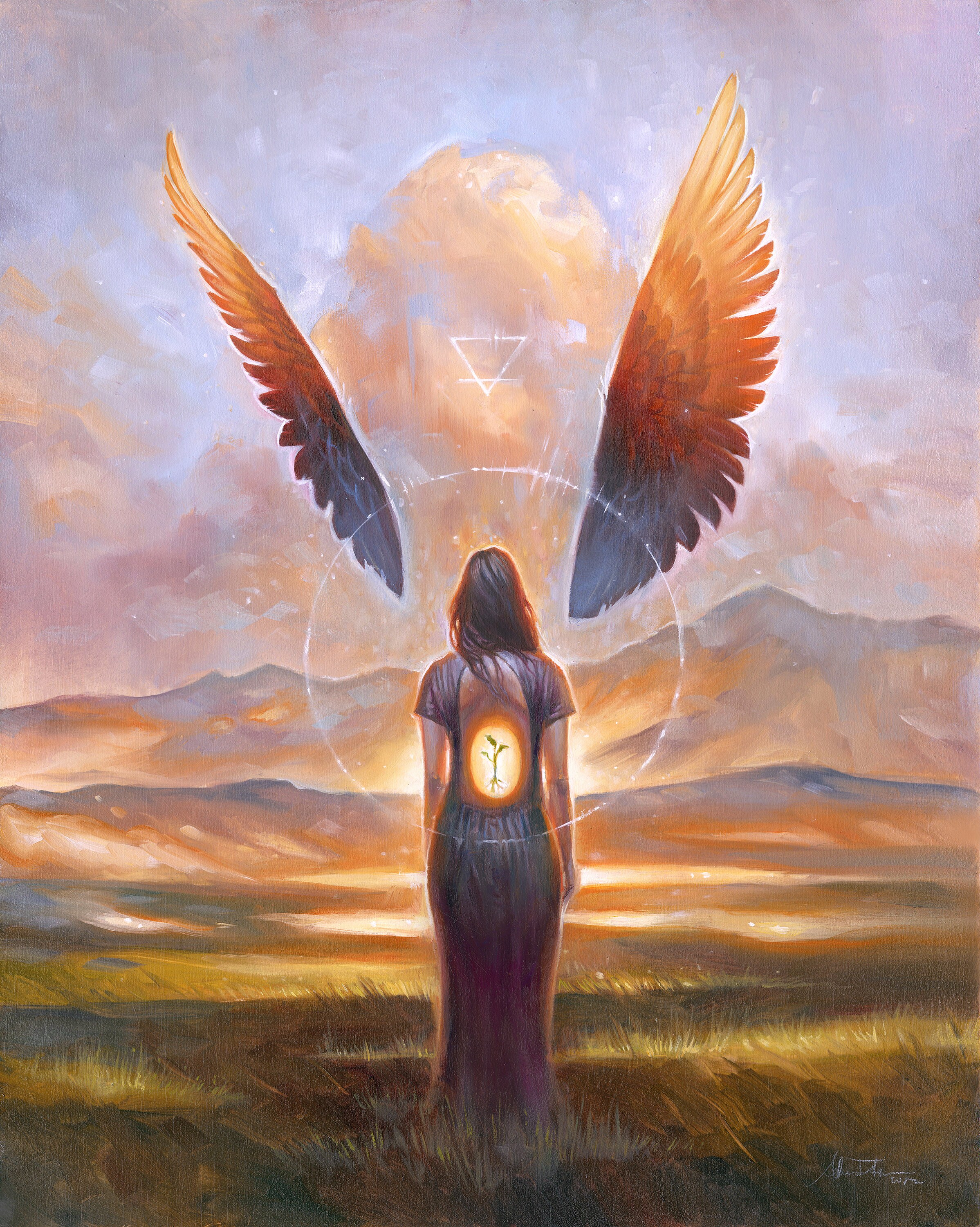 Seeding the Vision, Hemp Paper Art Prints, Magical Fantasy Pagan Art ...