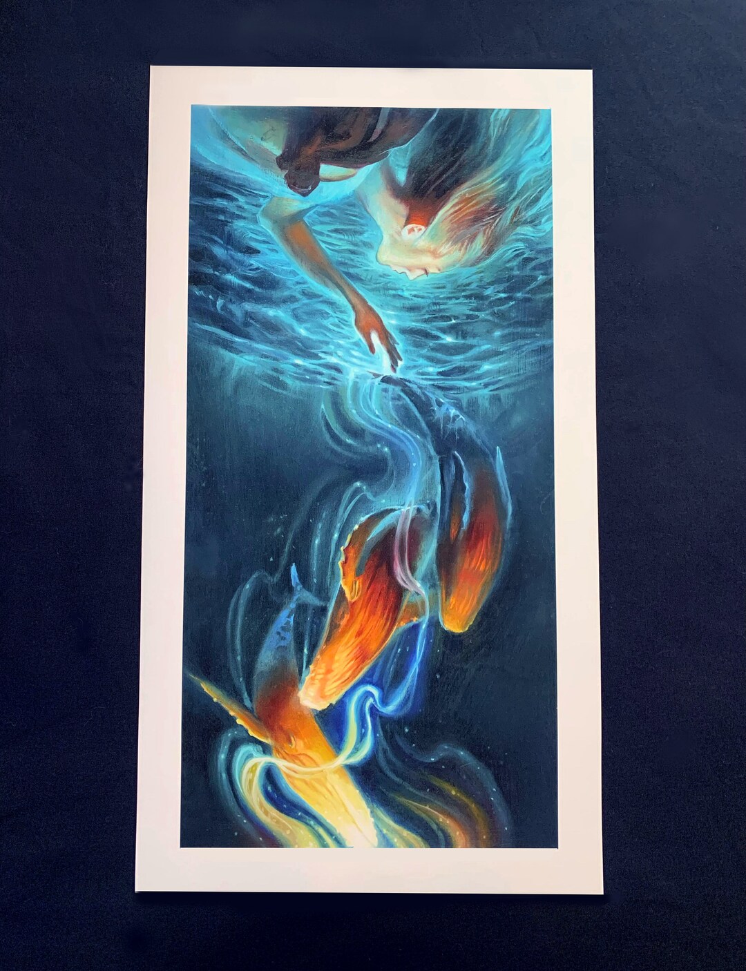 You Must Go Deeper, Hemp Paper Original Art Prints, Whale Magic, Sea ...