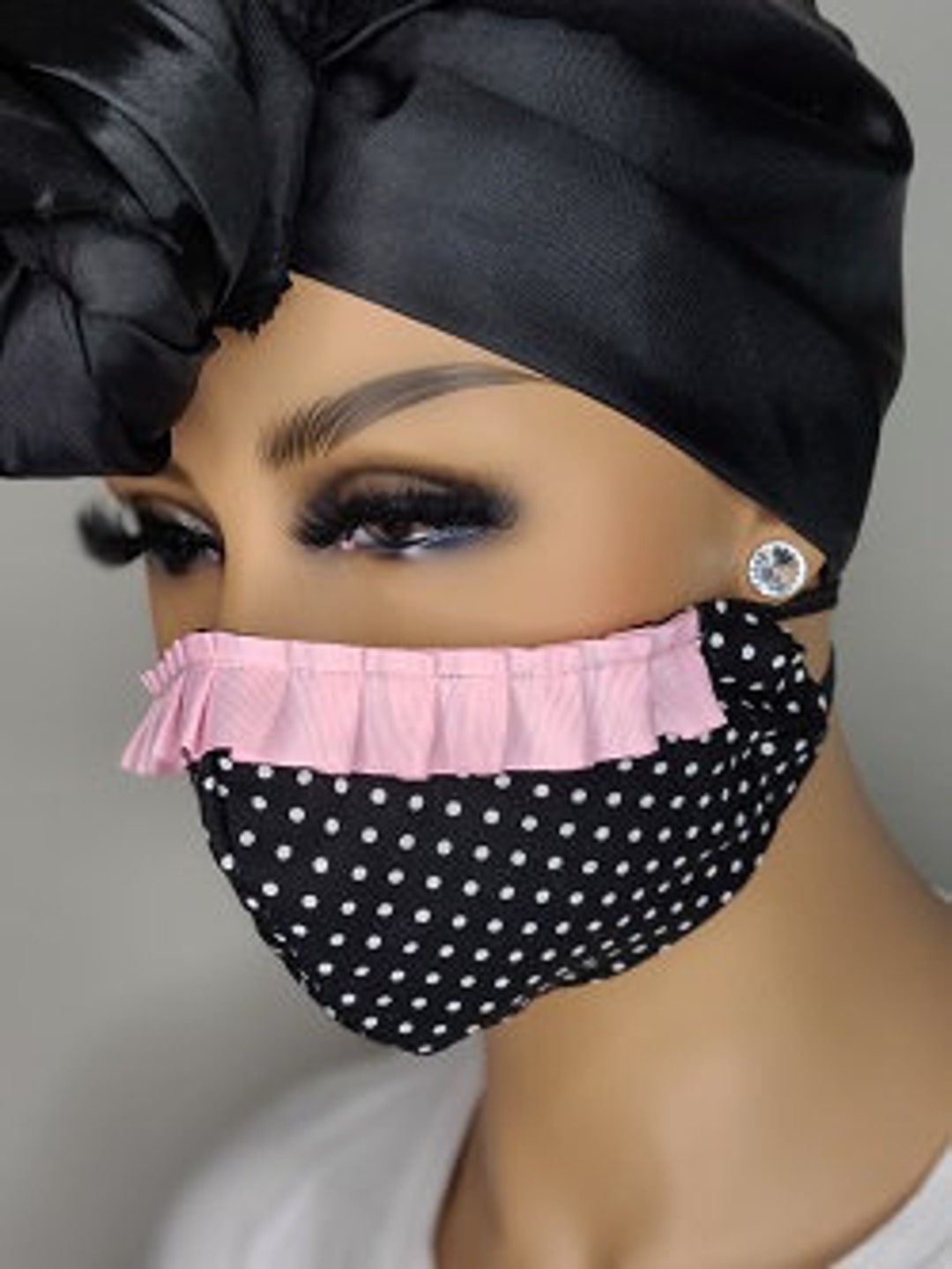 VARIOUS PATTERNS! Washable Cute & Fun Ladies Face Masks W/pocket for ...