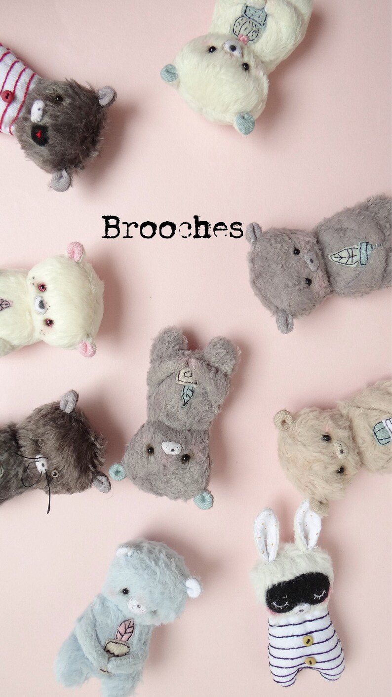 Cat Brooch. Handmade Cat Textile Broch. Textile Jewellery. Handmade Pin ...