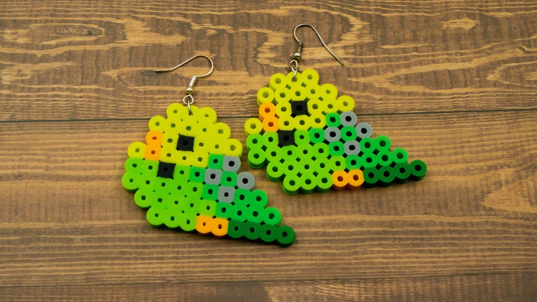 Budgie Earrings, Bird Lover Gift, Kawaii Jewelry, Unique Earrings ...