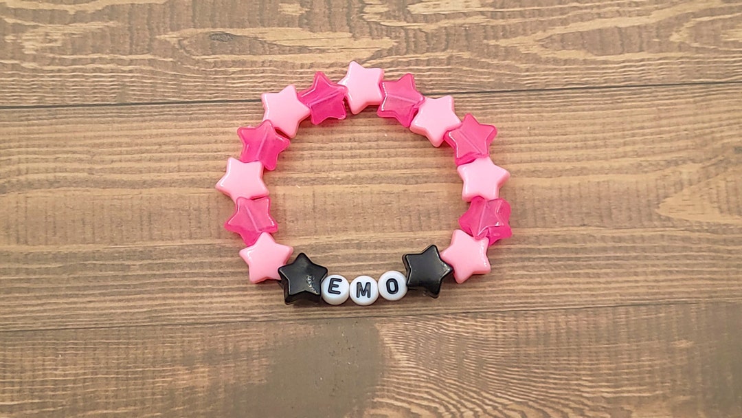 Emo Bracelets for Teenage Girls, Star Bracelet Y2K, Goth Birthday Gifts ...