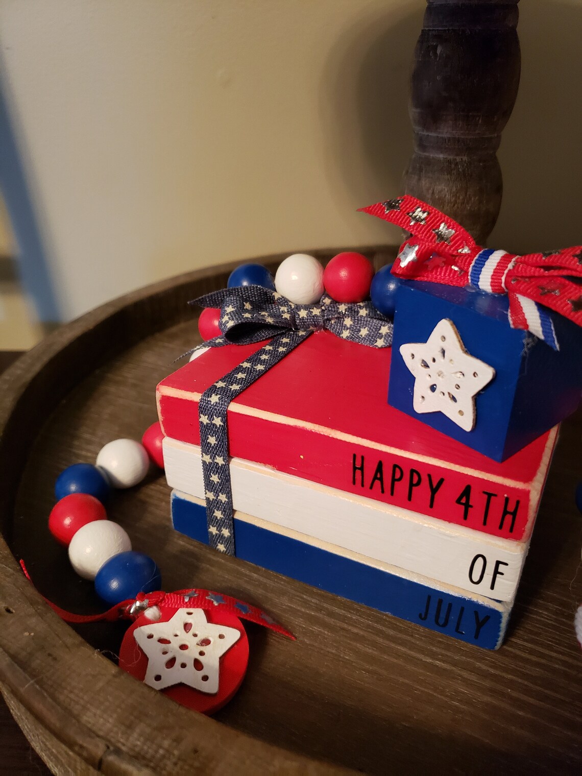 4th of July Memorial Day Labor Day Tiered Tray | Etsy