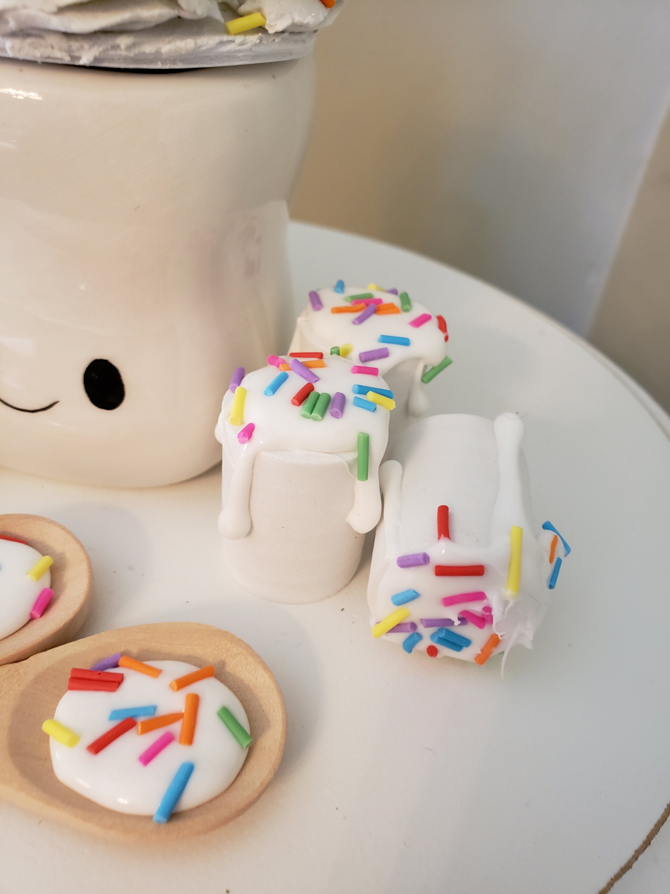 SPRING Summer Birthday Rainbow Sprinkles Decor Tiered | Etsy