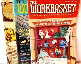 Vintage - the Workbasket - 4 Issues From 1985 - Etsy