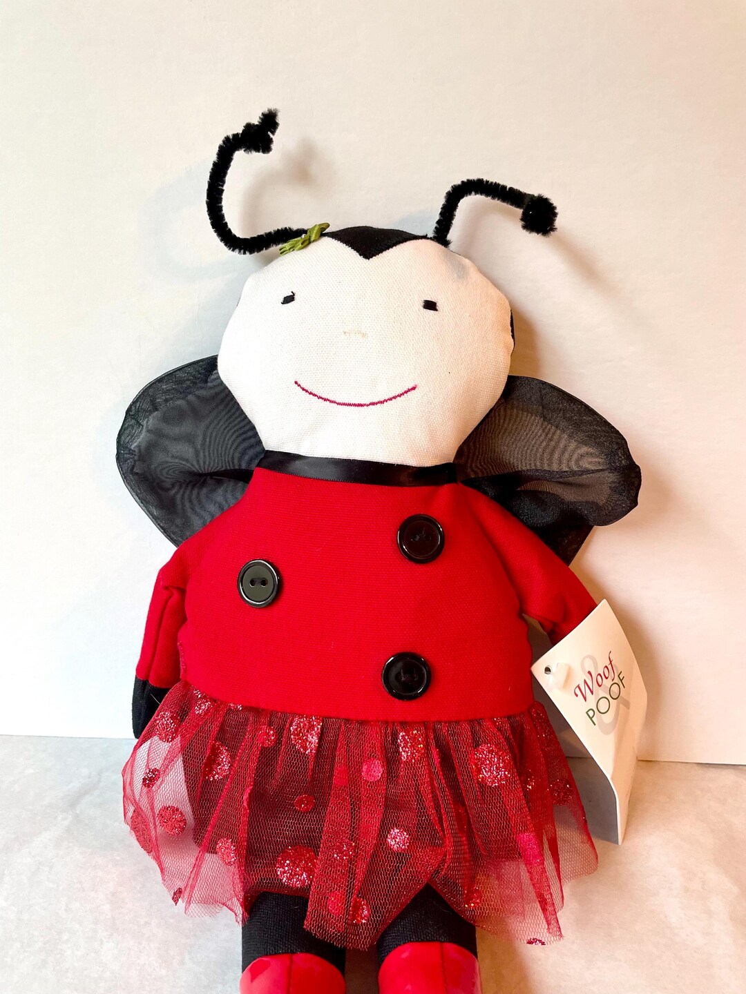 Woof and Poof Retired Lady Bug Girl - Etsy