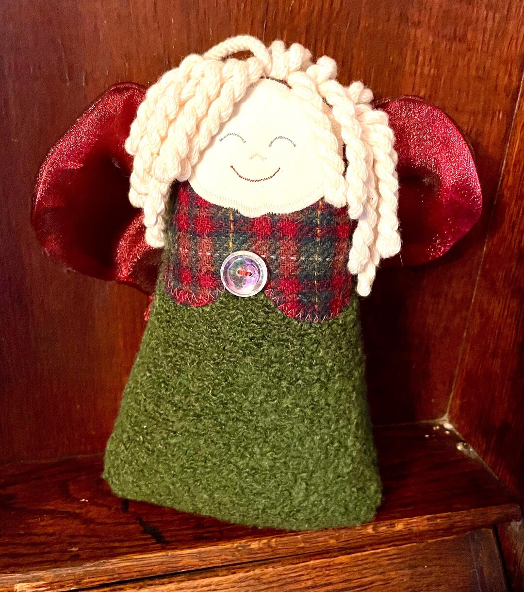 Woof & Poof Vintage Christmas Angel - Etsy