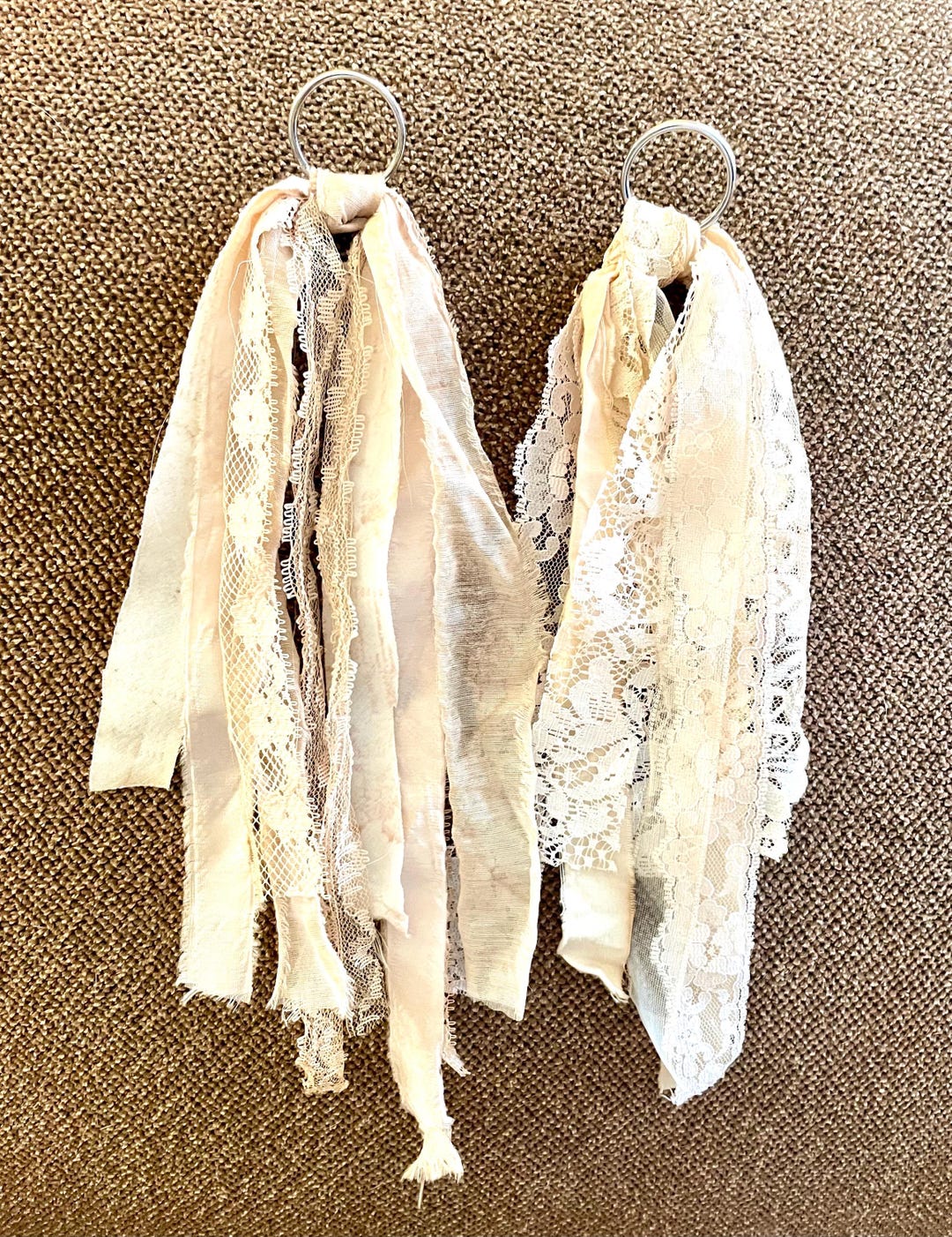 Vintage Lace & Ribbon Streamer Set - Etsy