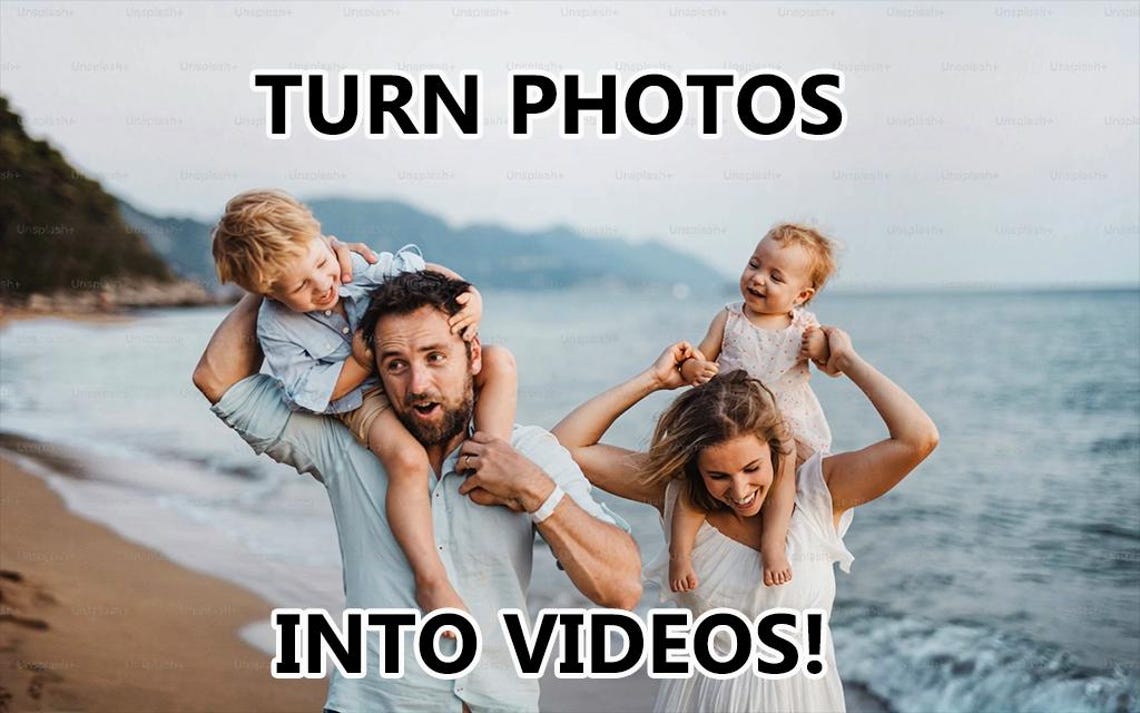 Turn a Photo Into a 5 Second Video! Make a Lasting Memory Into an ...