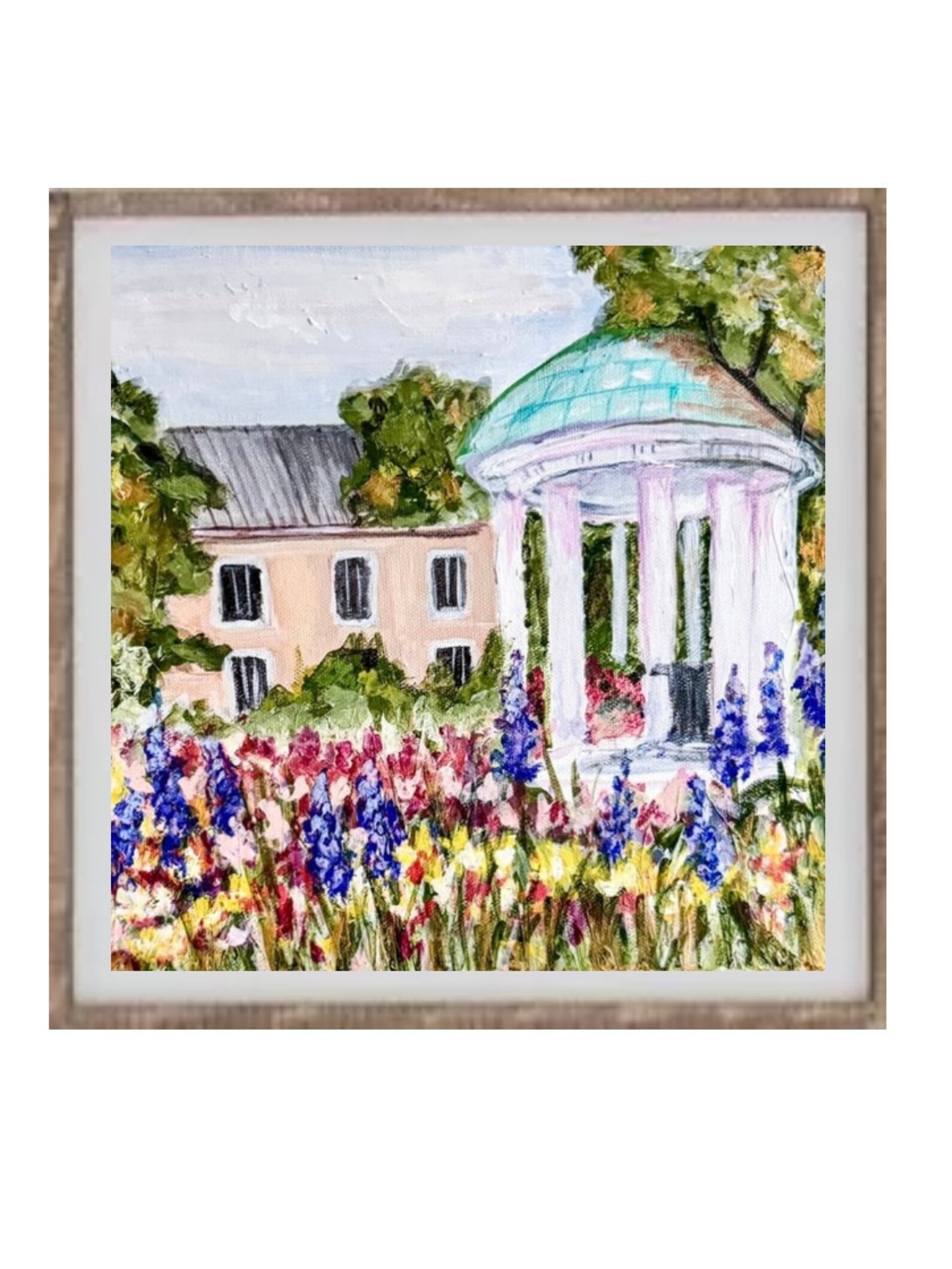 UNC Chapel Hill Print, University of North Carolina Chapel Hill Old ...
