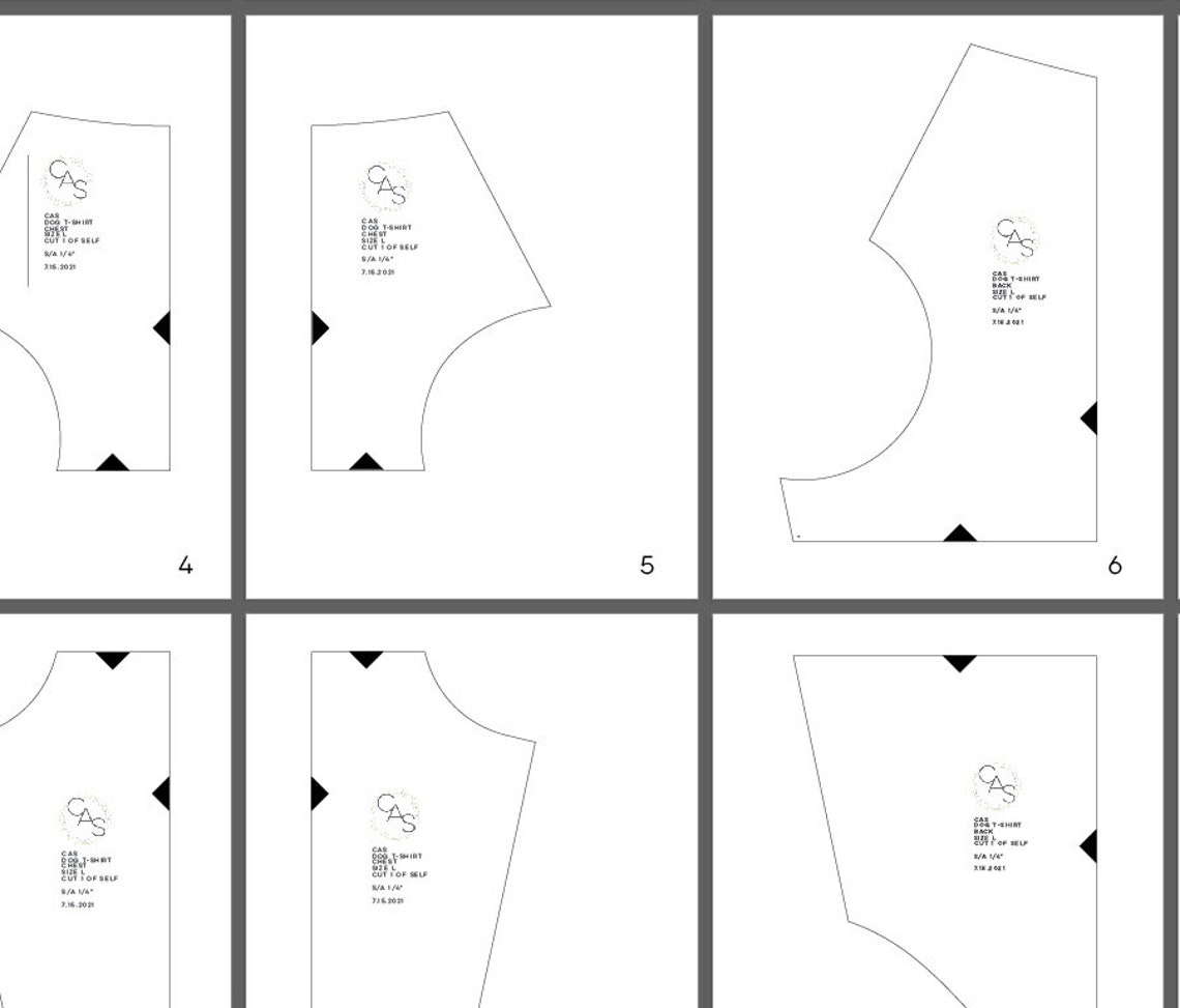 Dog T-shirt PDF Pattern & Tutorial 3 Sizes xs Medium - Etsy