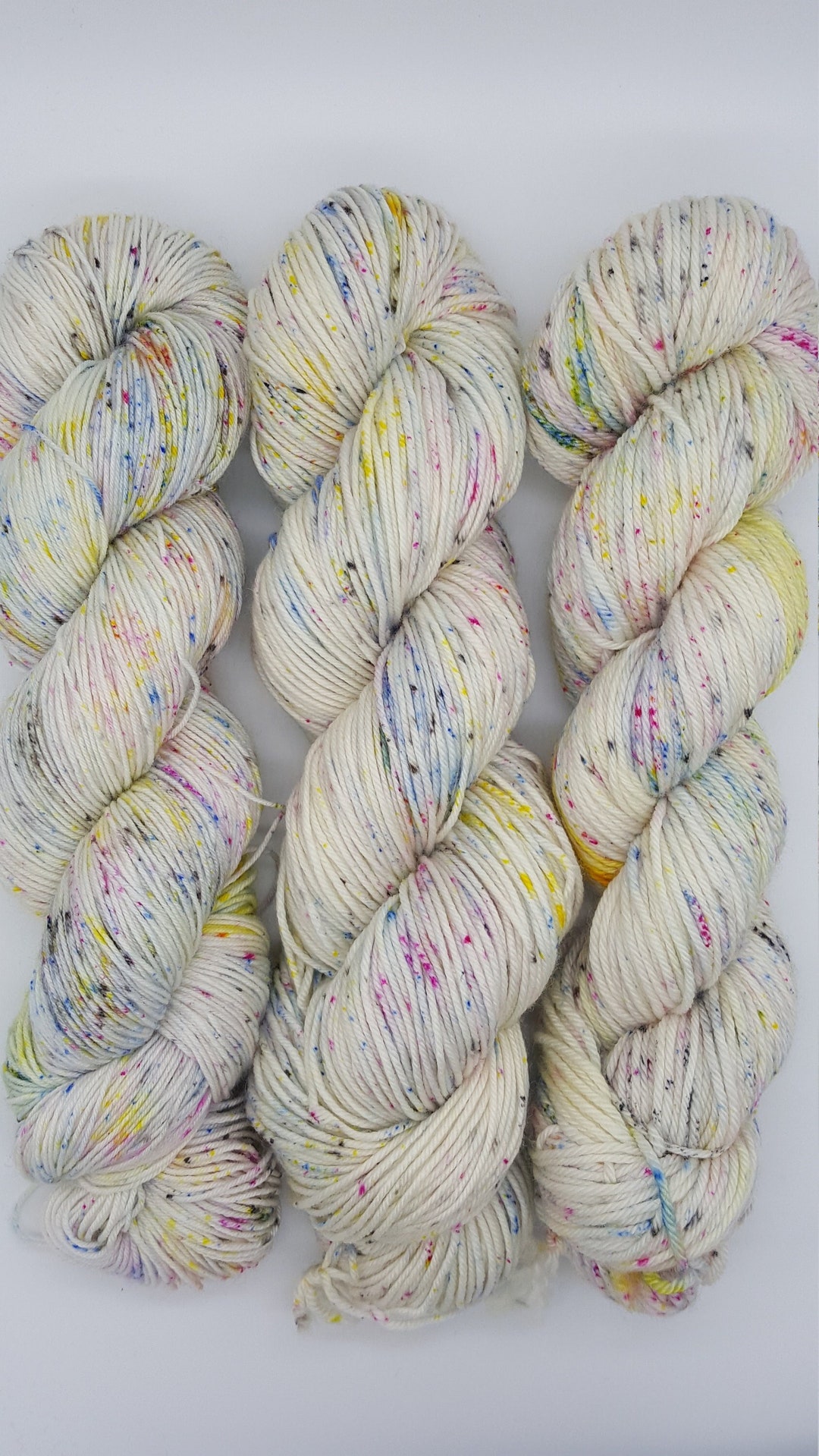 Funfetti Cake | 1 Skein | Hand Dyed Yarn | Merino Wool - Etsy