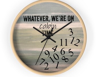 Jumbled Numbers Whatever Clock Svg - Etsy