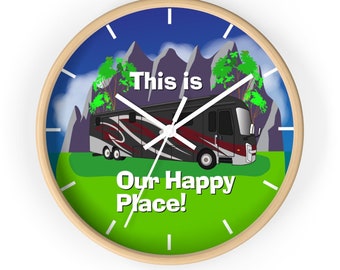 Rv Camper Wall Clock - Etsy
