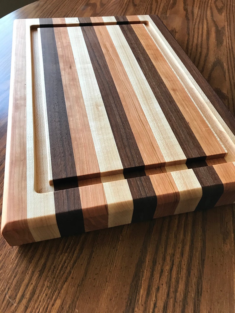 Large Butcher Block Cutting Board Meat Carving Board | Etsy