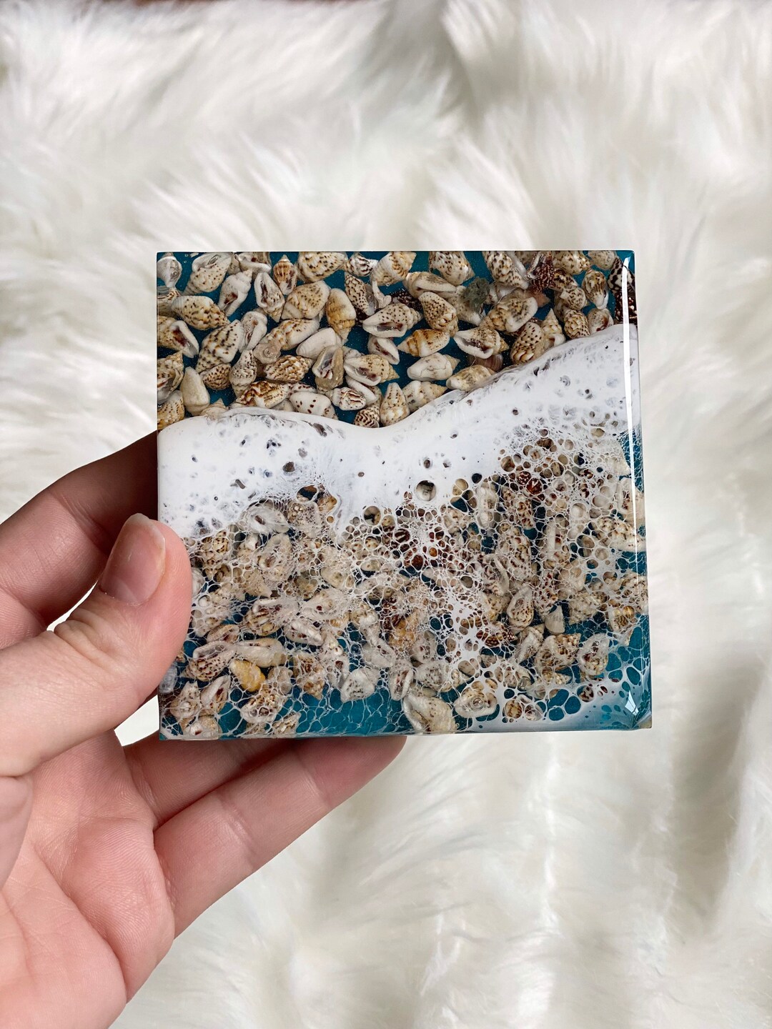 Beach Themed Paperweight, Beach Themed Coaster, Beach House Decor ...